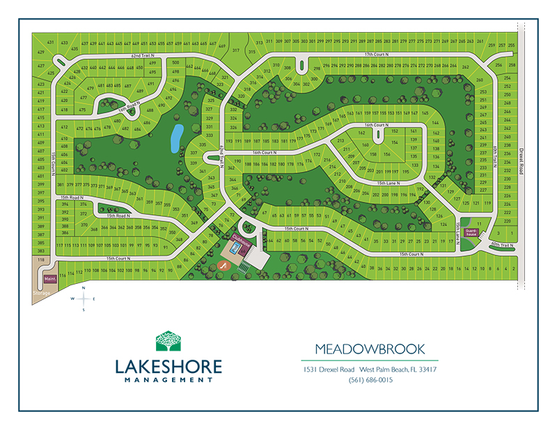 Meadow Brook Manufactured Home Site Plan - Meadow Brook